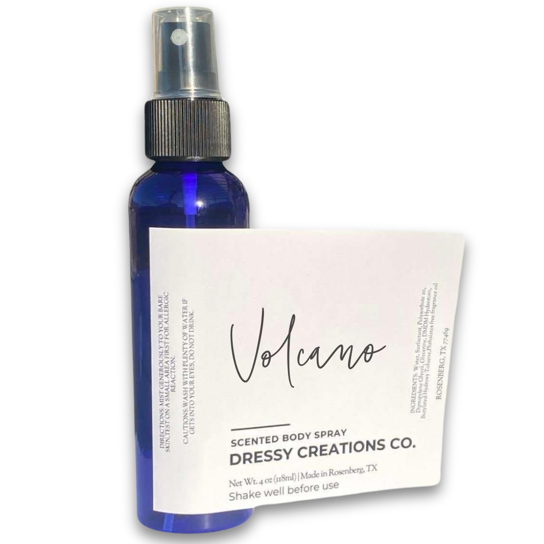 Body Mist Spray - Volcano (4oz) – Dressy Creations Wholesale