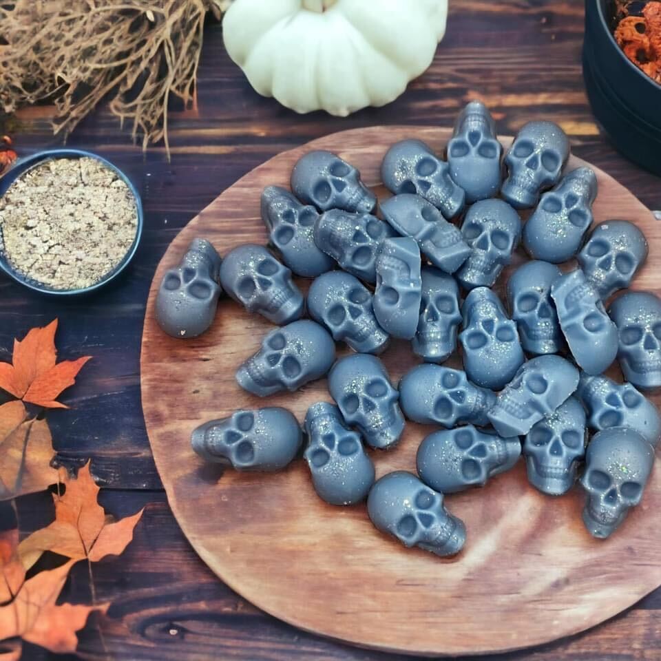 Mini Wax Melts - Halloween - 3D Skulls – Dressy Creations Wholesale